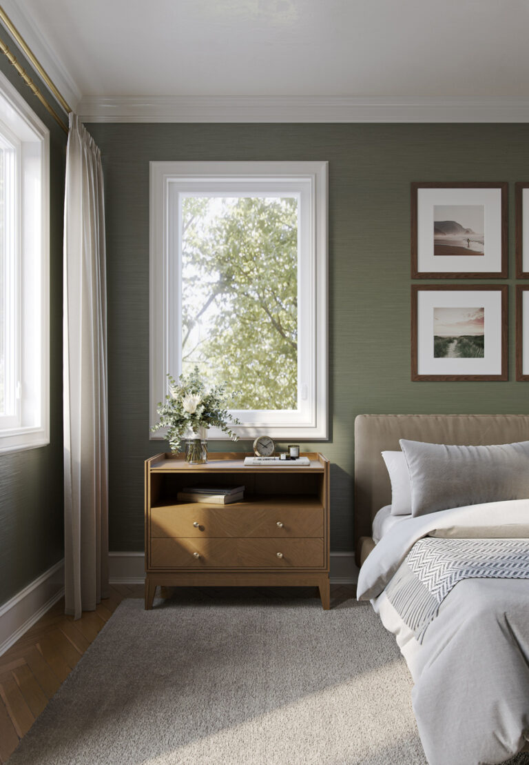 Projected/Casement Vinyl Replacement Windows - Crystal Windows