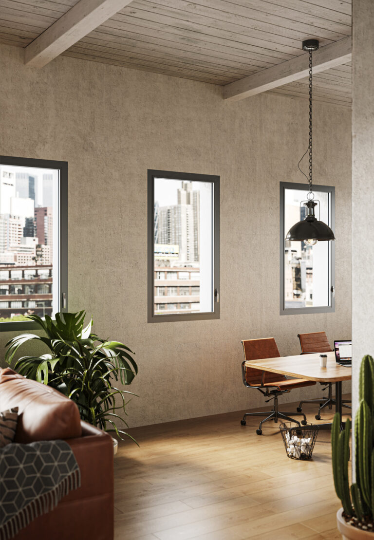 Aluminum Windows: Projected/Casement - Crystal Windows